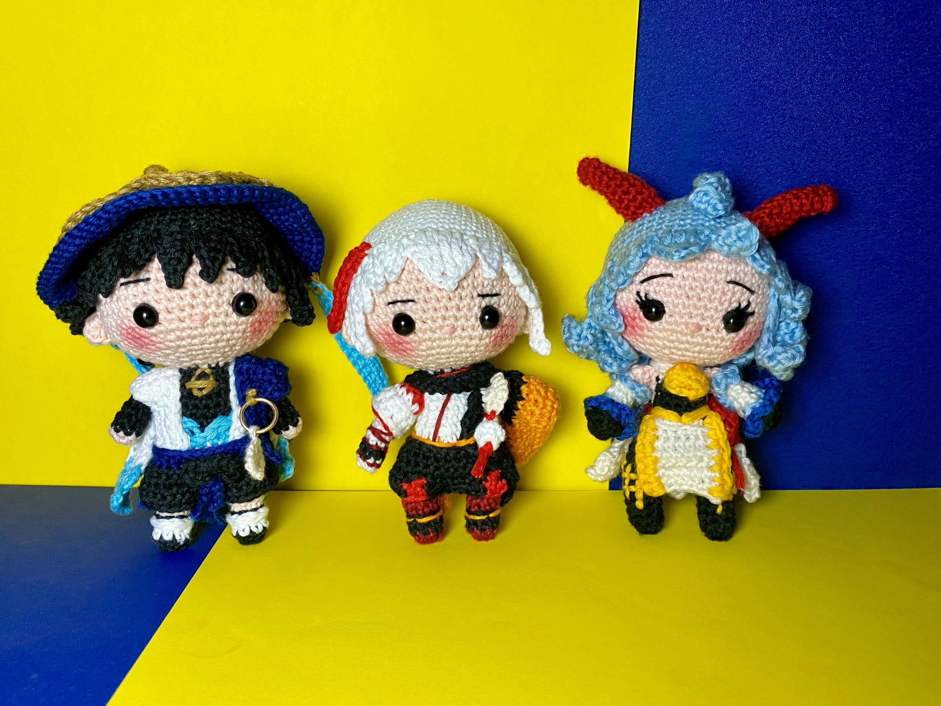Genshin Amigurumi PDF Pattern [Intermediate Level] – nanari.crochet