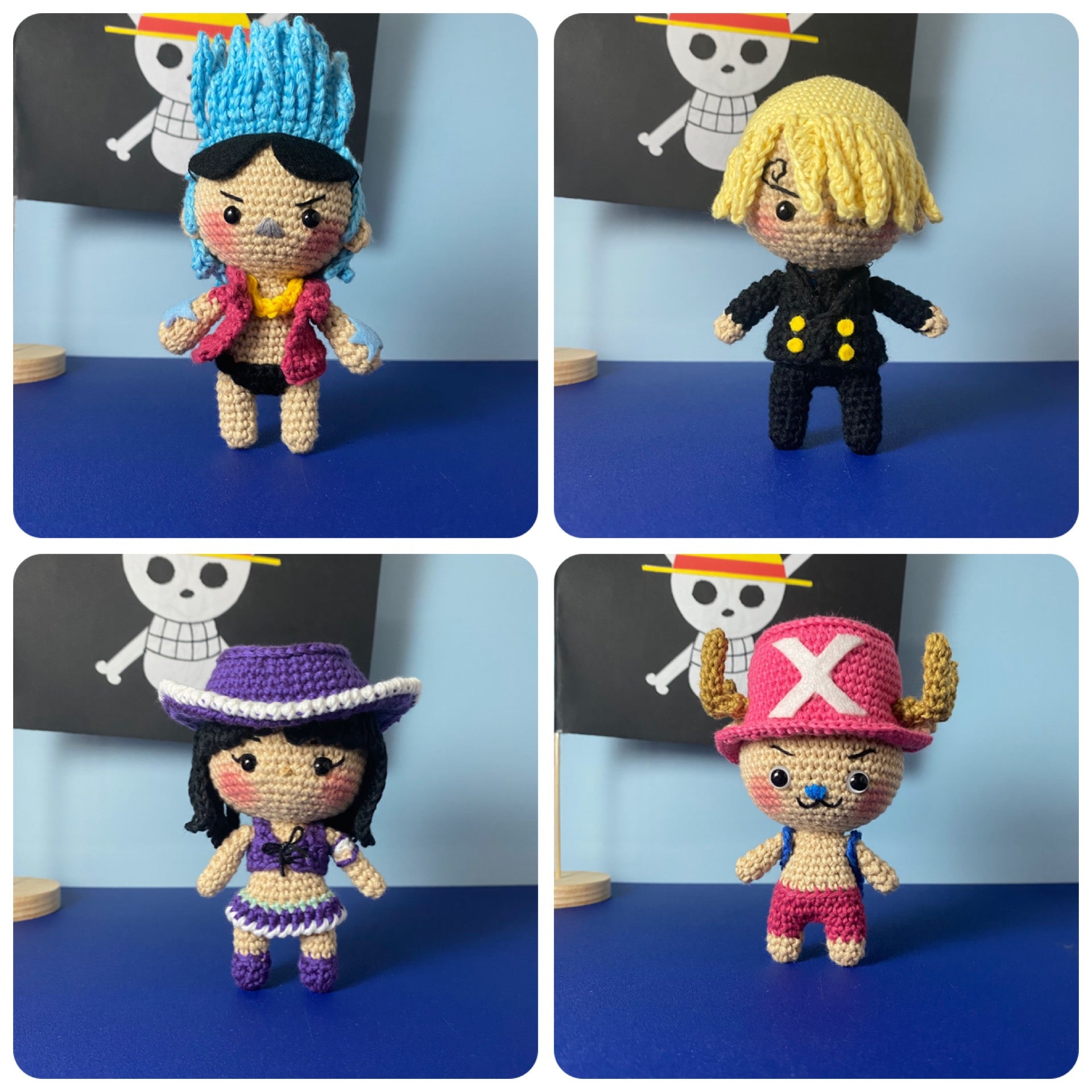 Straw Hat Crew PDF Pattern [Intermediate Level] – nanari.crochet