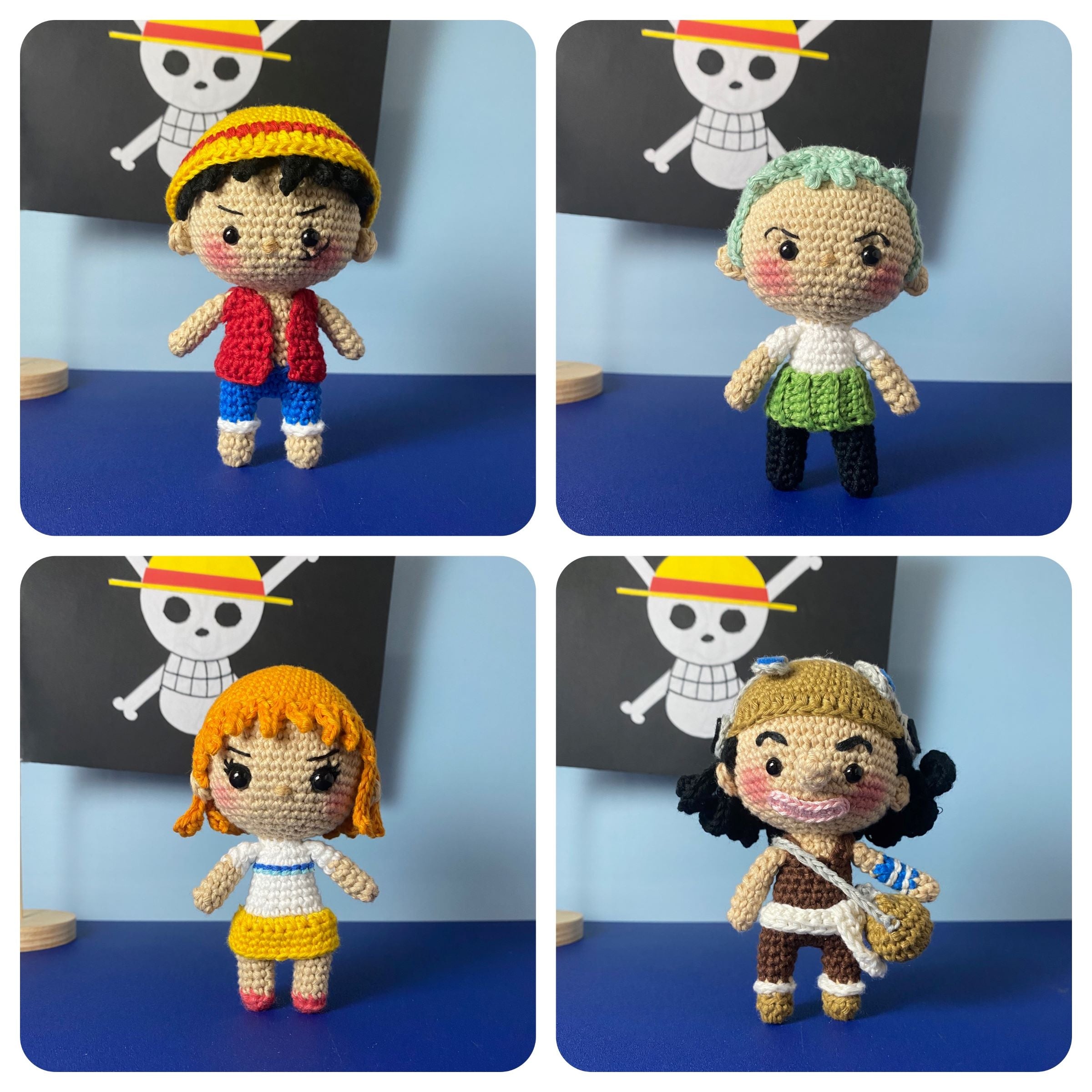 Straw Hat Crew PDF Pattern [Intermediate Level] – nanari.crochet