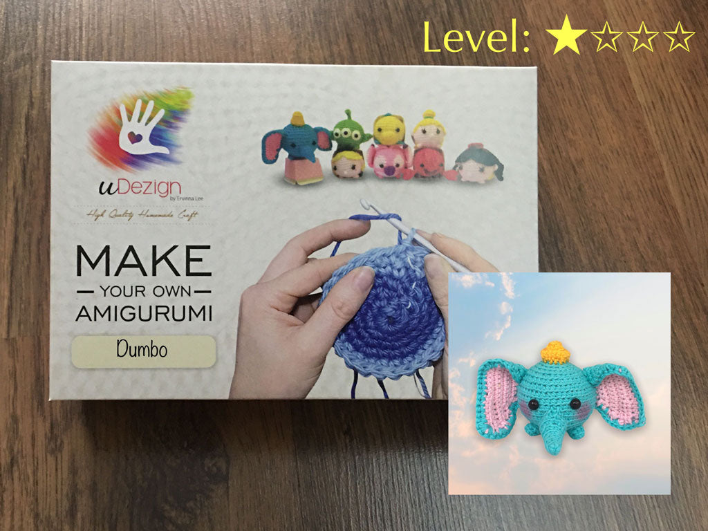 Tsum Tsum Dumbo and Friends [DIY Kit for Beginner] – nanari.crochet